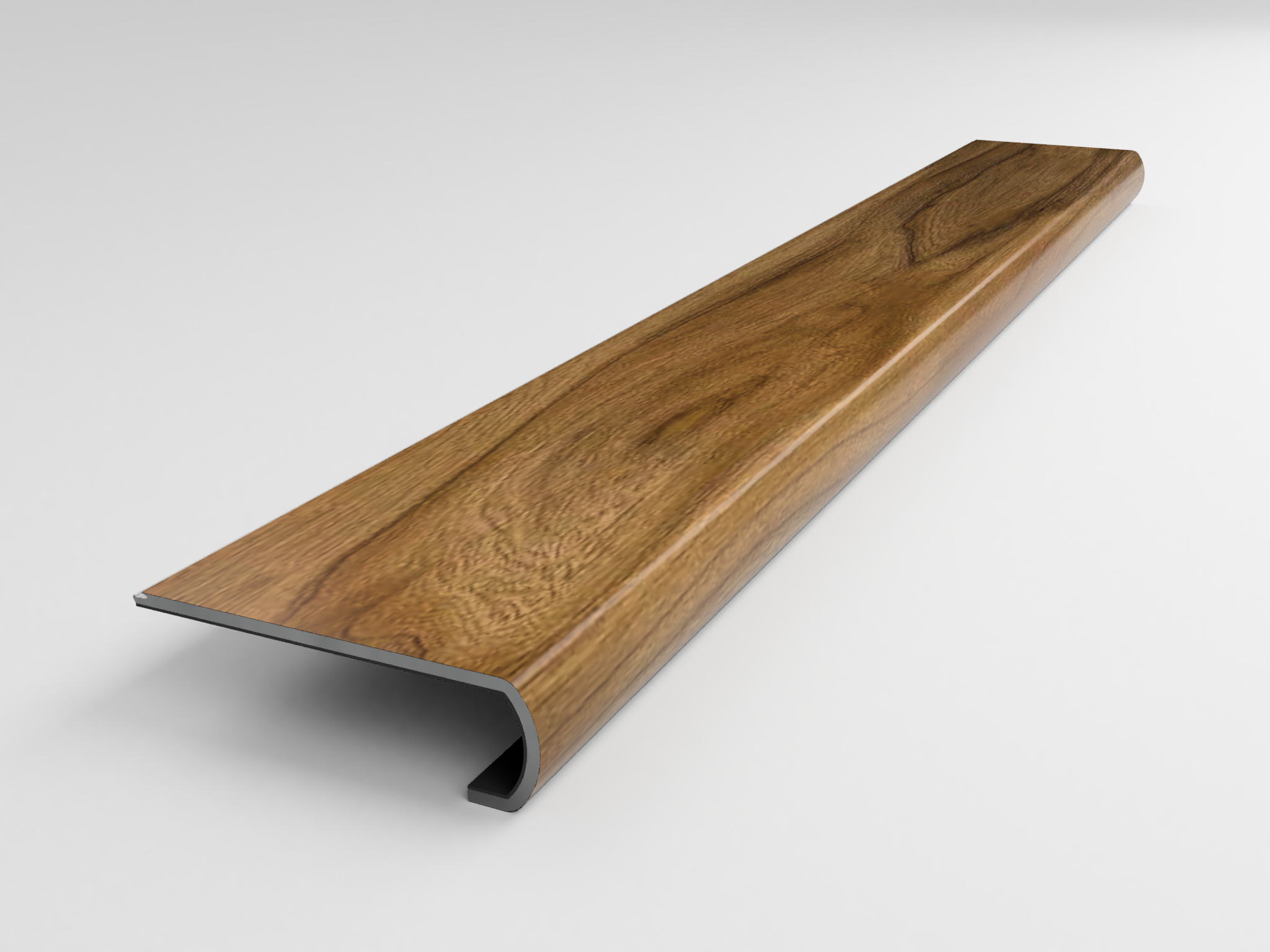 Dusk Cherry Vinyl Flooring Stair Tread And Nosing 22 Mil, 50% OFF